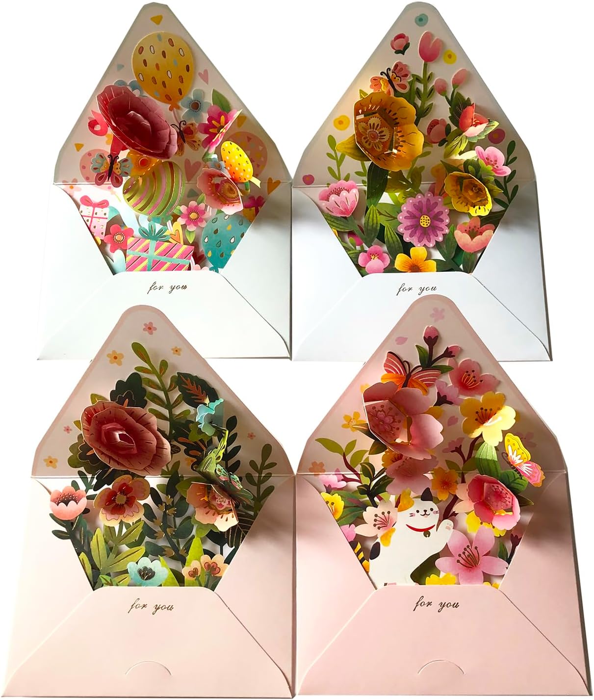 Amazon.com : Pop Up Cards, Pop Up Cards For Women Thank You Pop Up Card ...