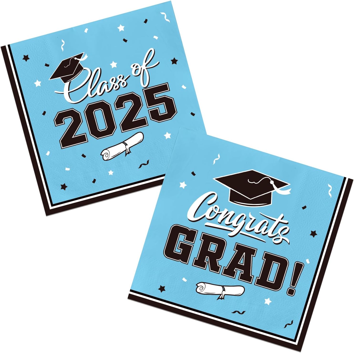 Amazon.com: Law School Lawyer Graduation Napkins 50 Pcs Black and Gold ...