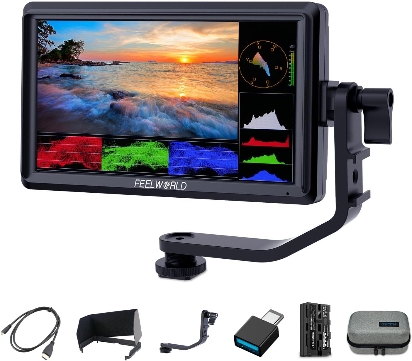 VILTROX DC550 Pro 5.5" Camera Field Monitor Touch Screen 4K HDMI DSLR ...