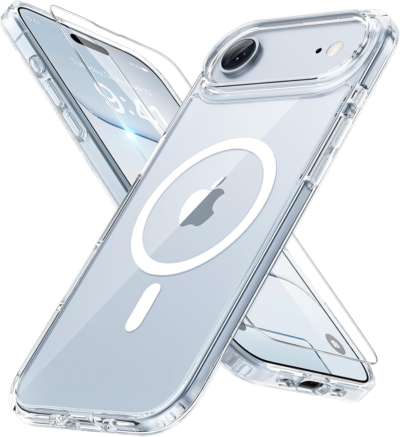 Amazon.com: Miracase Magnetic for iPhone Air Case 2025 with Screen Protector(Compatible with ...