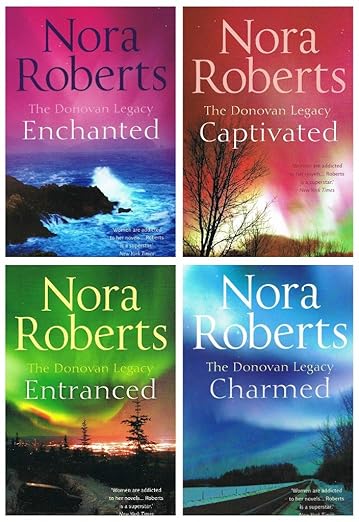 Nora Roberts Donovan Legacy: 4 books (Captivated / Entranced / Charmed / Enchanted): Nora ...