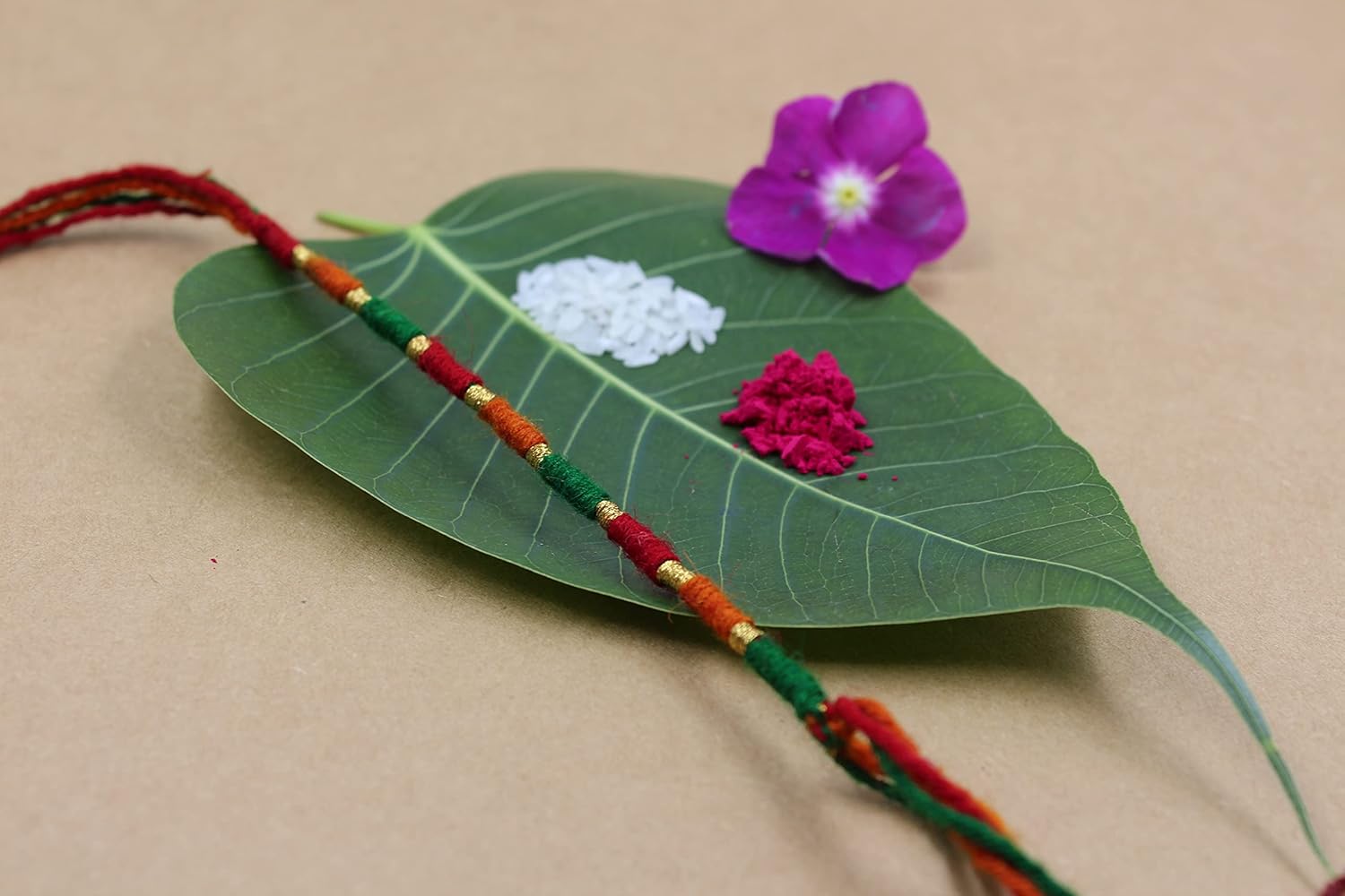 Prapti Handicrafts Moli Dhaga Kalava Handmade Rakhi Set of Brother ...