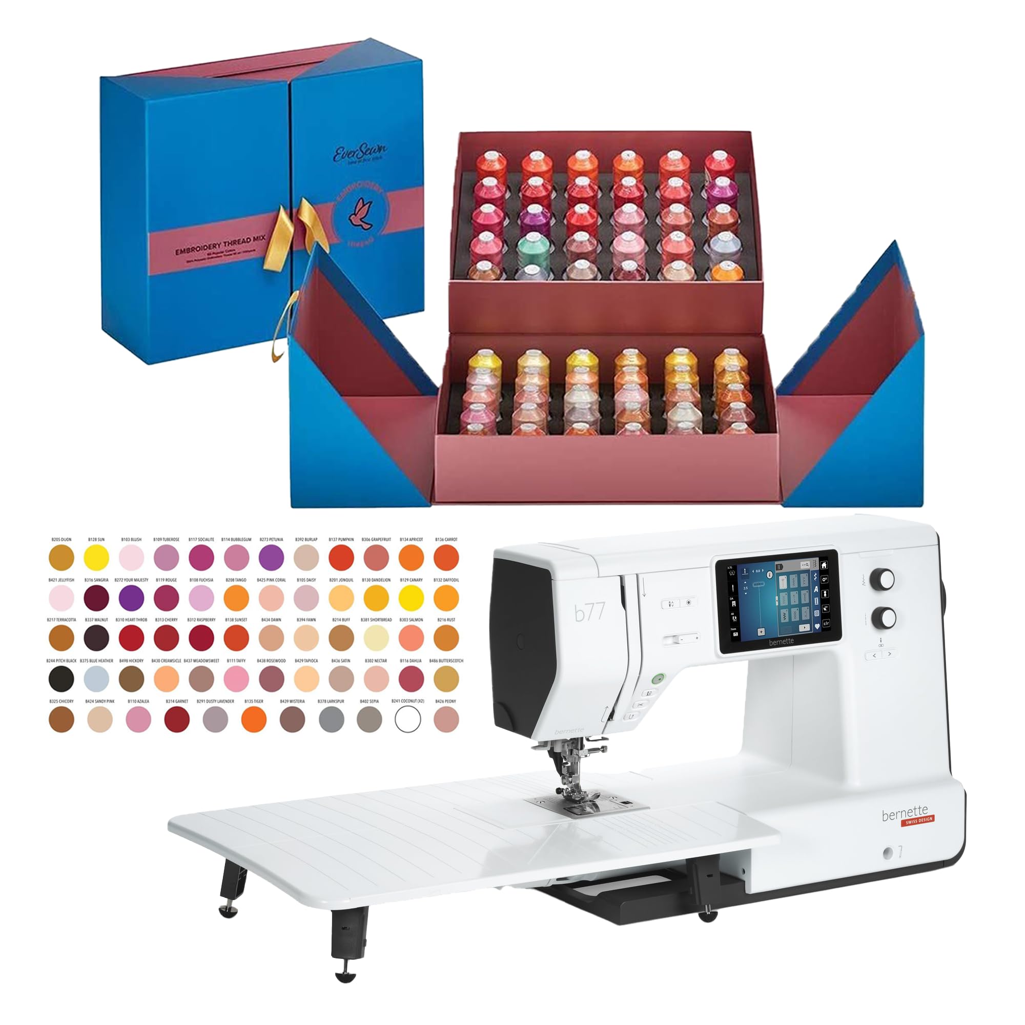 Amazon.com: Bernette B77 Sewing and Quilting Machine With 60-Pc Sunset ...