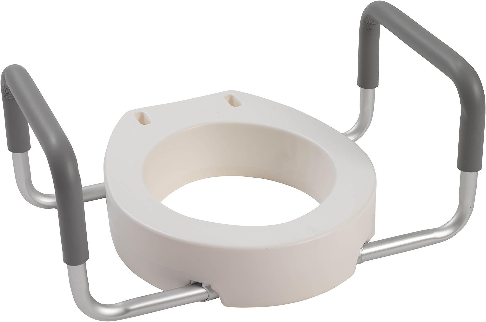 Amazon.com: Drive Medical 12402 Premium Raised Toilet Seat with ...