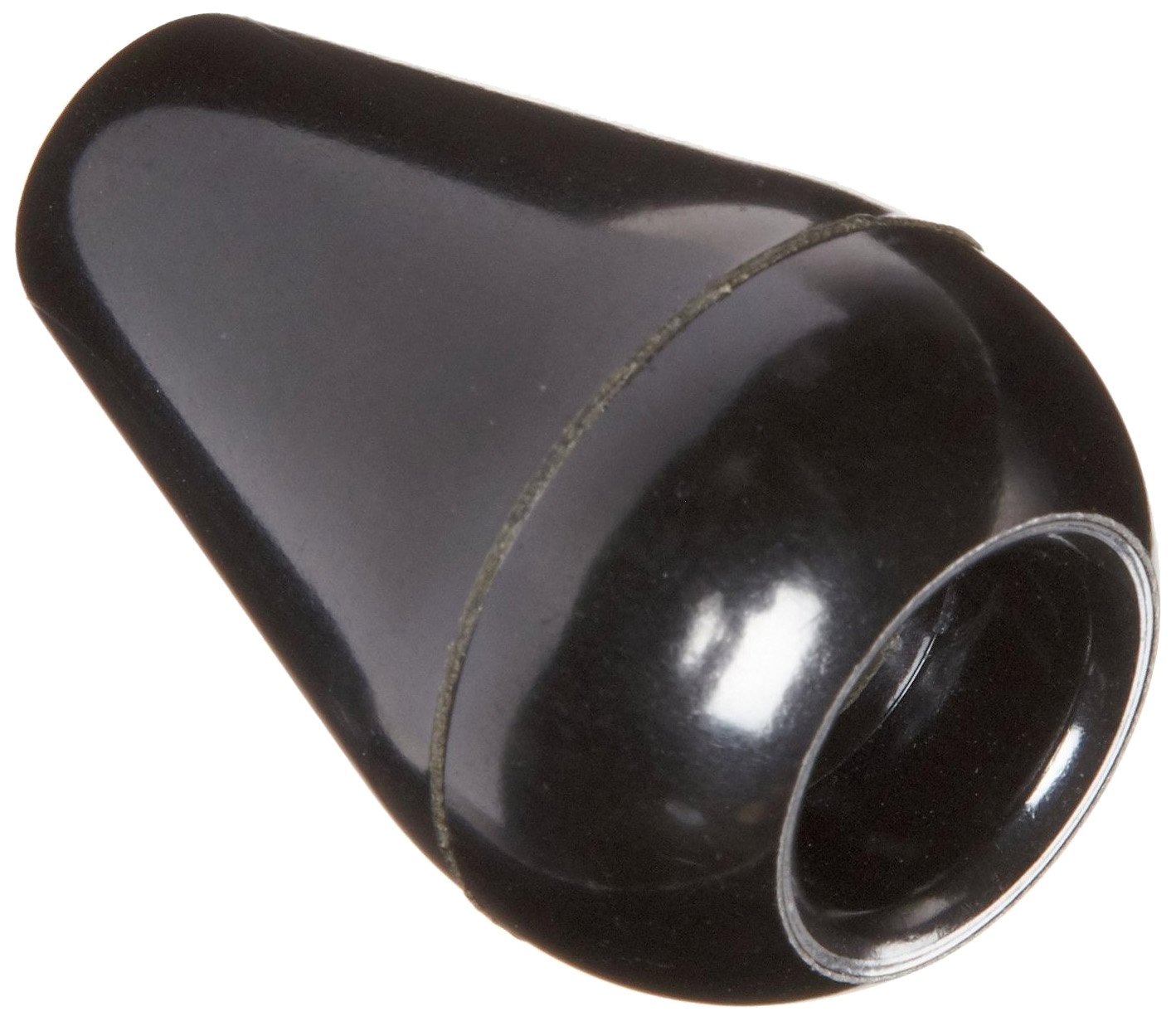 DimcoGray Black Phenolic Ball Thru Hole Tapered Knob Female, .380/.385 Cored Hole x 5/16 Depth ...