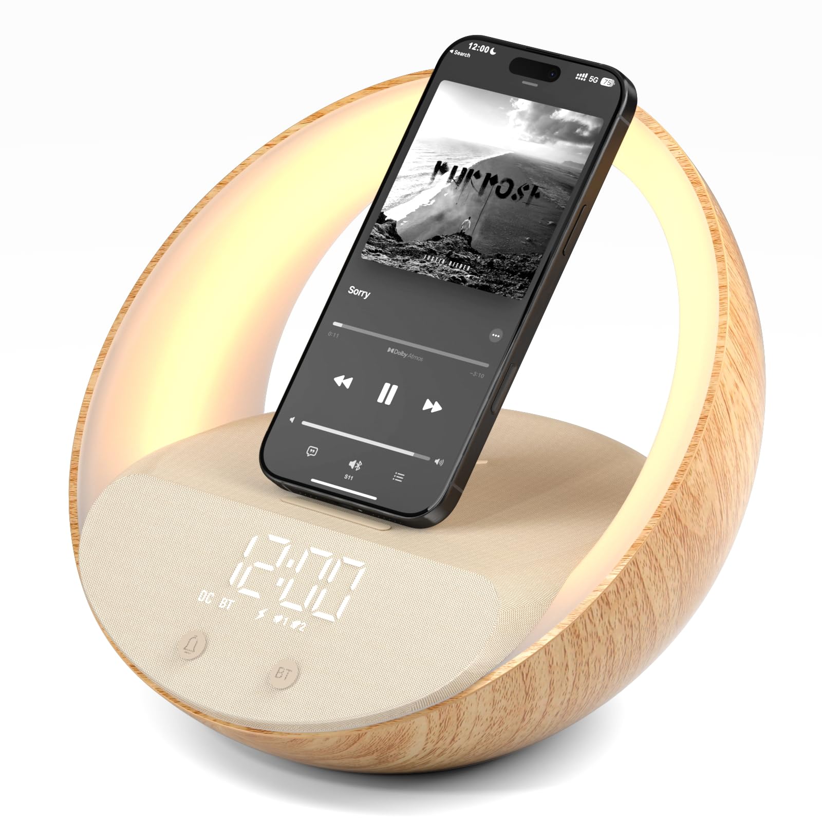 Amazon.com: FUNFOR Bluetooth Speaker with Wireless Charger, Sunrise ...