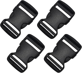 Qancekoo 4 Sets Plastic Quick Release Buckles Side Release Buckles ...