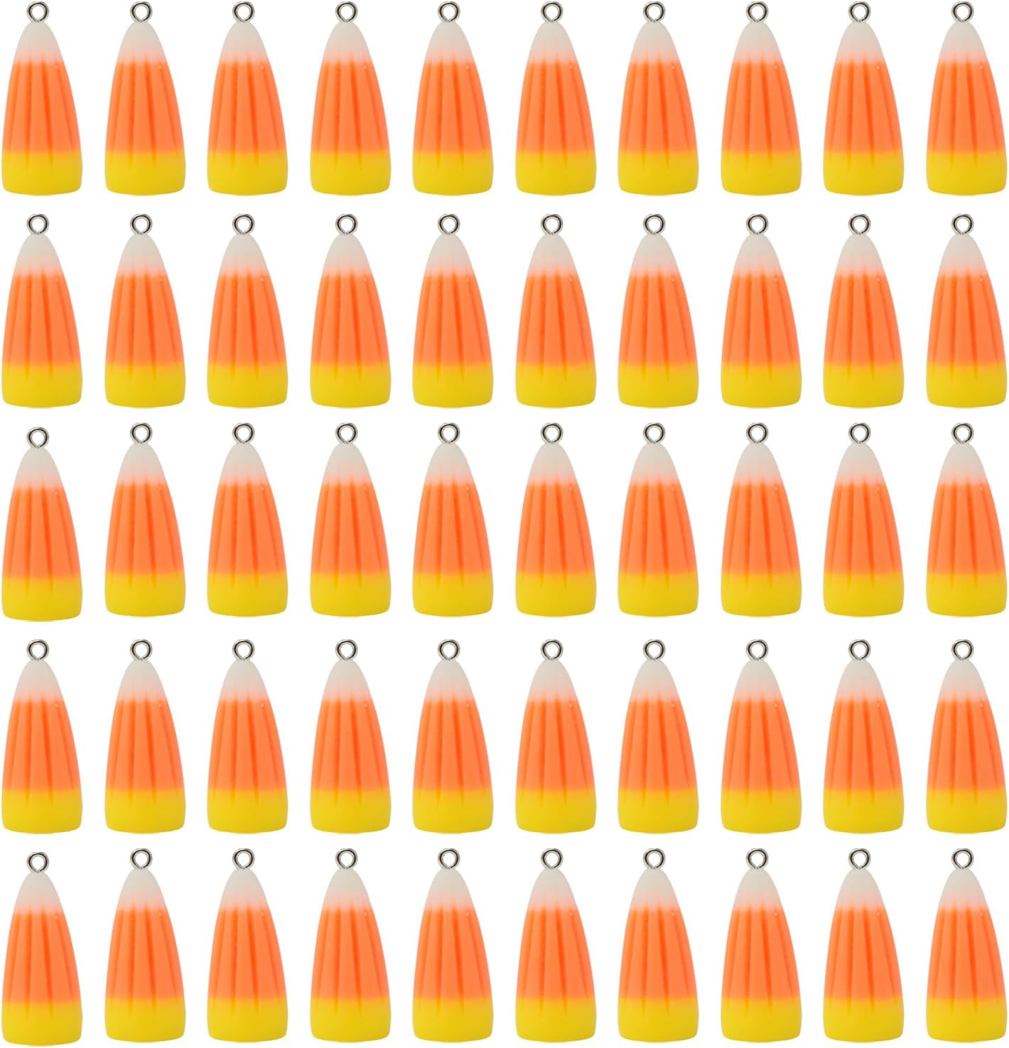 Amazon.com: Honbay 50PCS Cute Resin Candy Corn Charms Pendant Fall ...