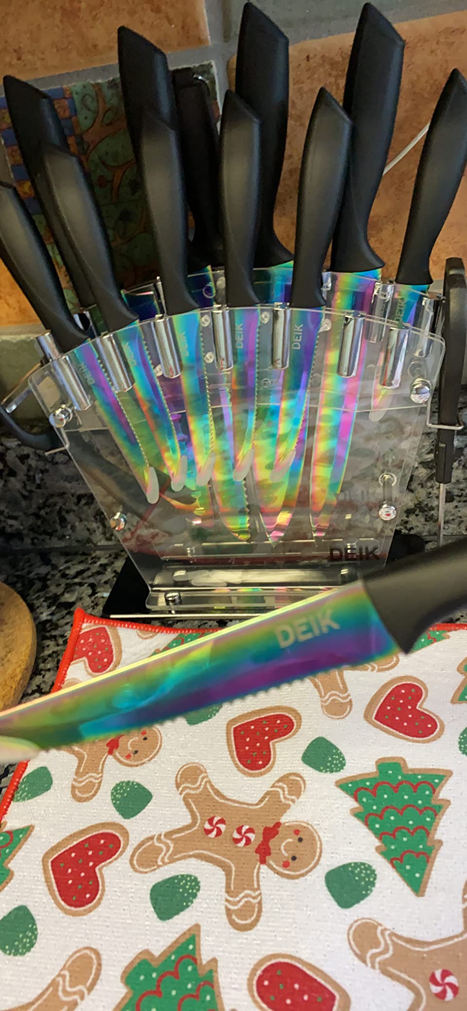 $7/mo - Finance Knife Set, 16 PCS High Carbon Stainless Steel Kitchen ...