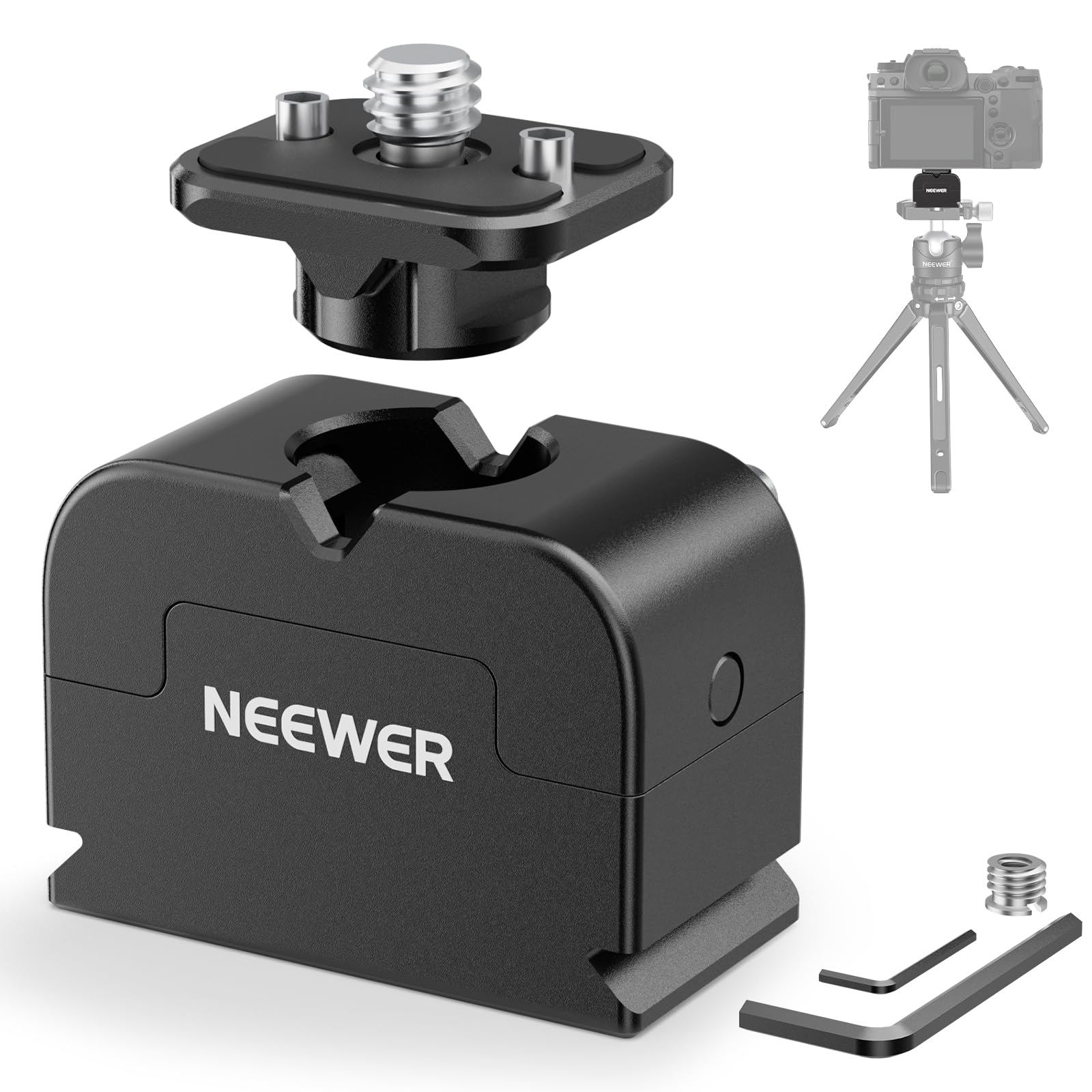 Buy NEEWER Mini Quick Release Plate and Arca Type Base Kit, Drop In ...