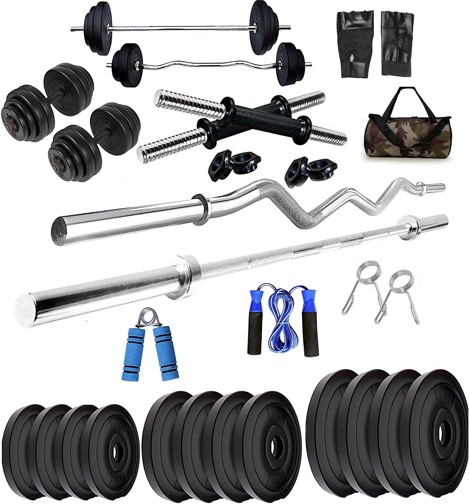 Buy BULLAR Home Gym Set, Home Gym Combo, Home Gym Equipments for Men ...