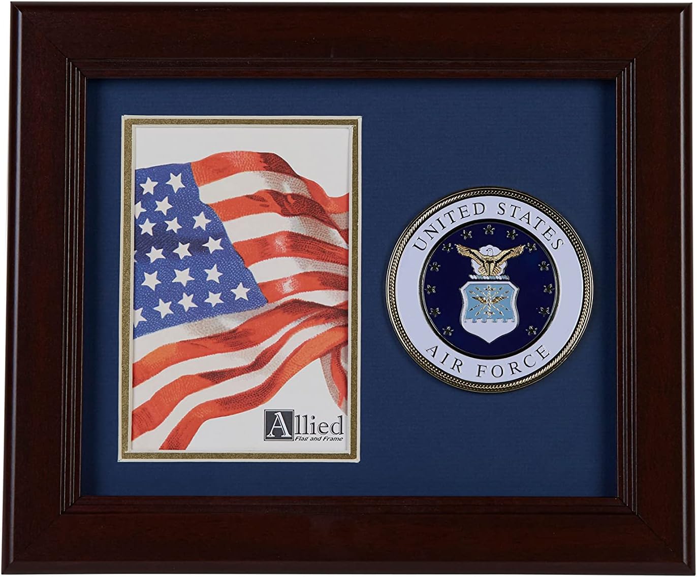 Amazon.com - Allied Frame US Air Force Medallion Portrait Picture Frame ...