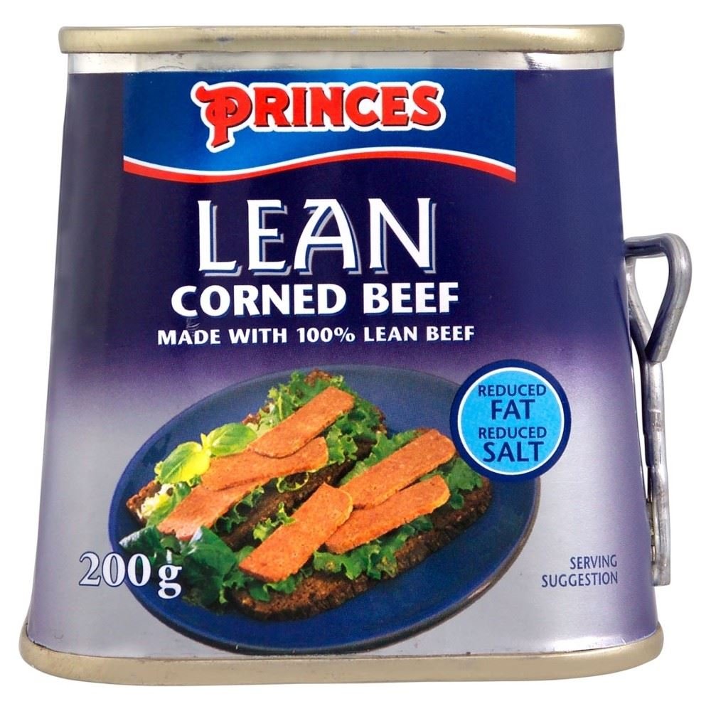Amazon.com : Princes Lean Corned Beef (200g) : Grocery & Gourmet Food