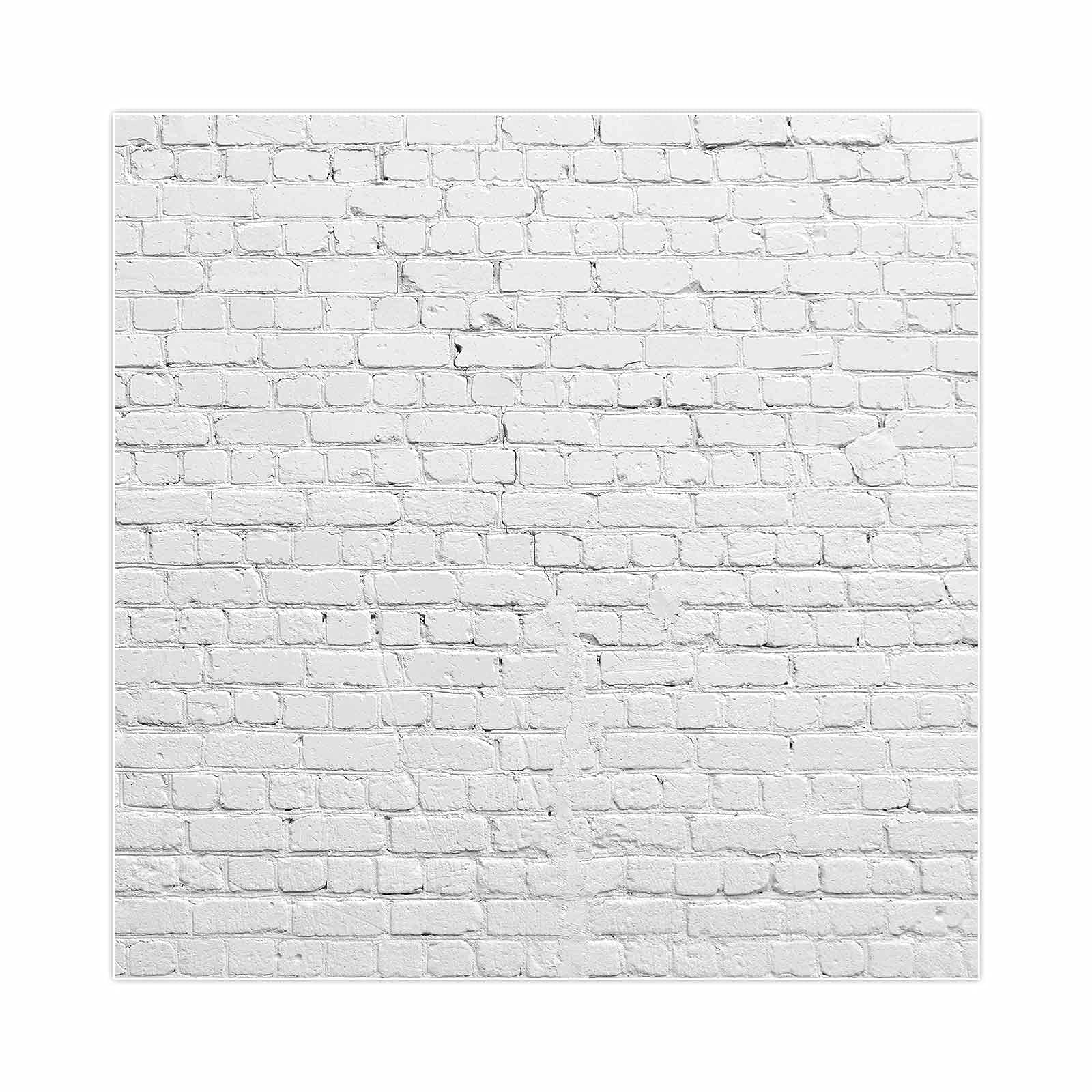 Buy Allenjoy 8x8FT White Brick Wall Photographic Fabric Background ...
