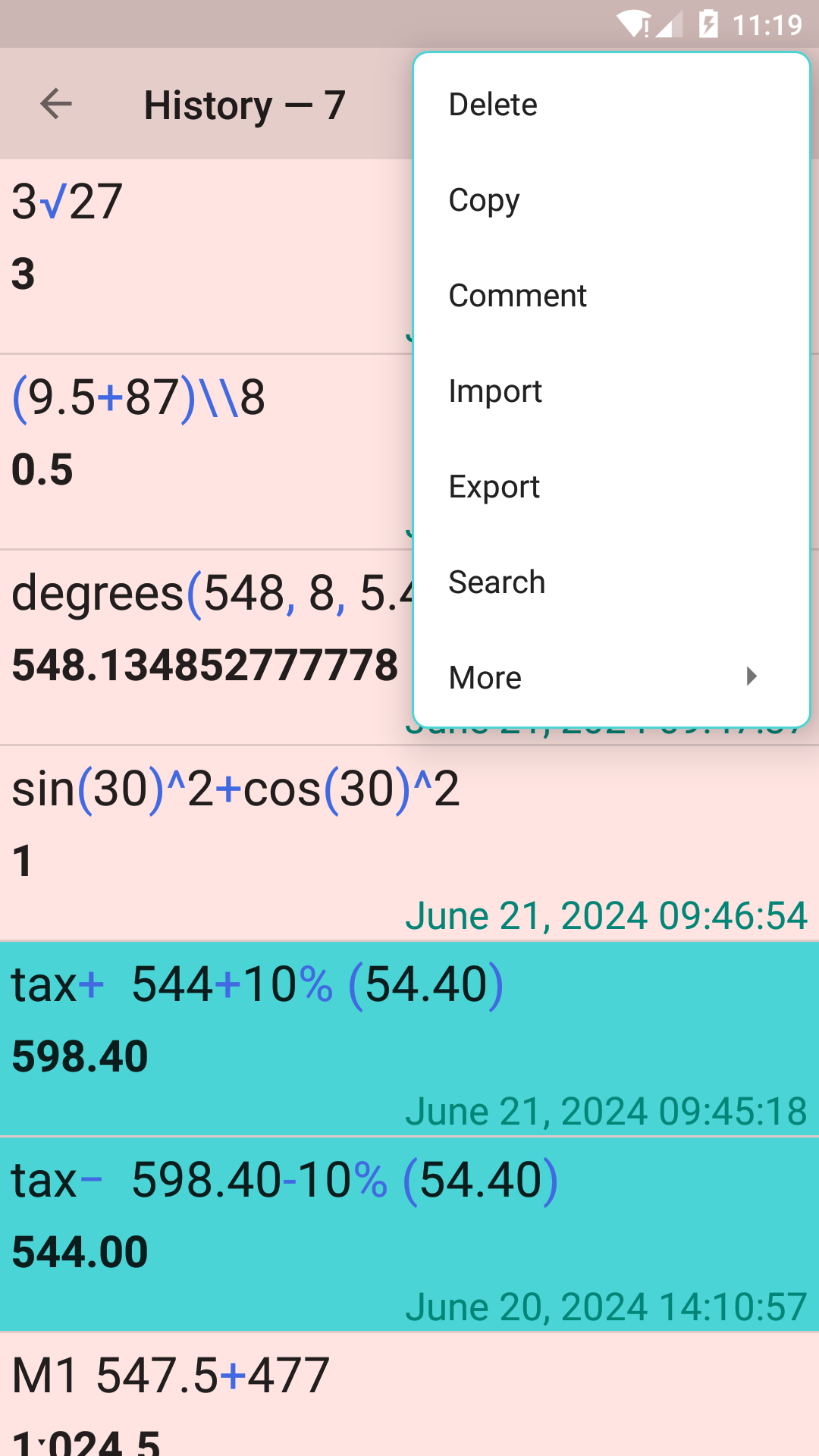 OneClick Calculator - App on Amazon Appstore