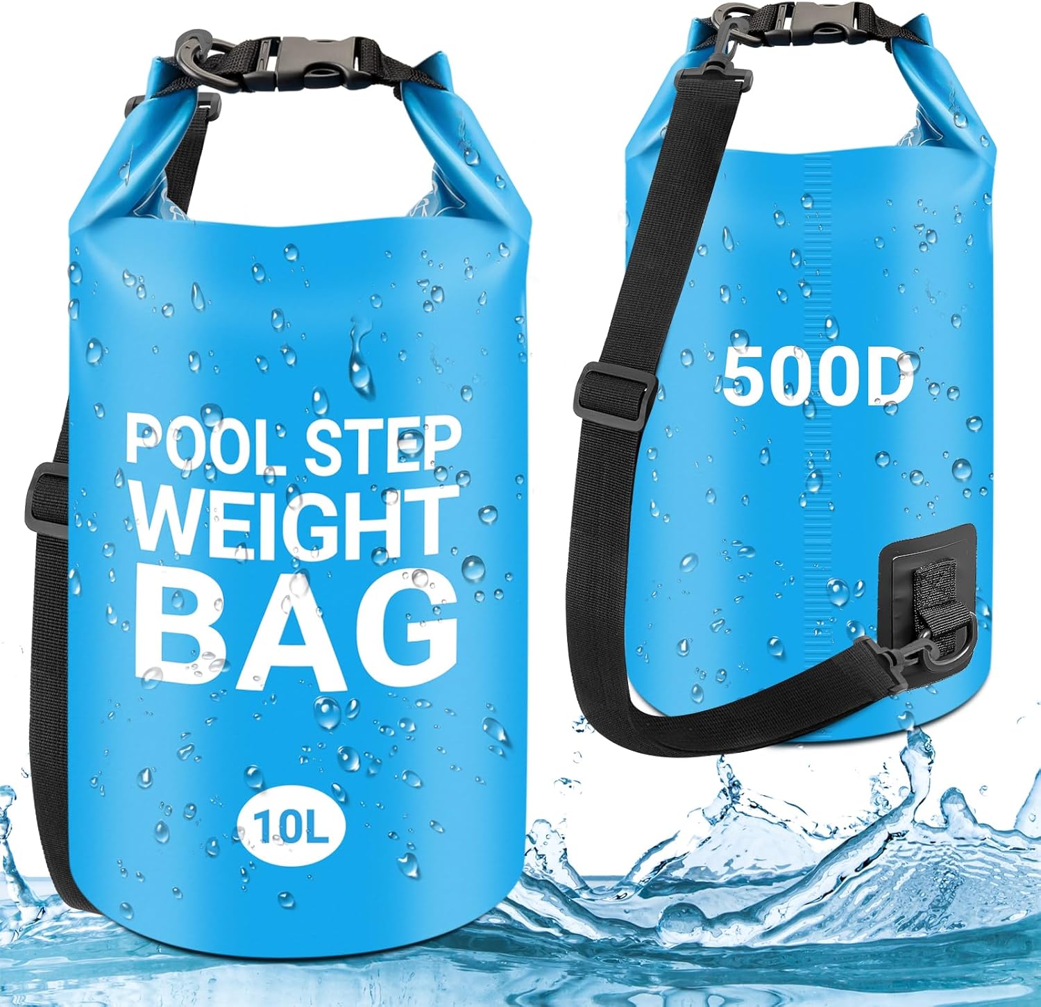 Amazon.com : 2 Pack Pool Ladder Weights, 500D PVC Universal Pool Step ...