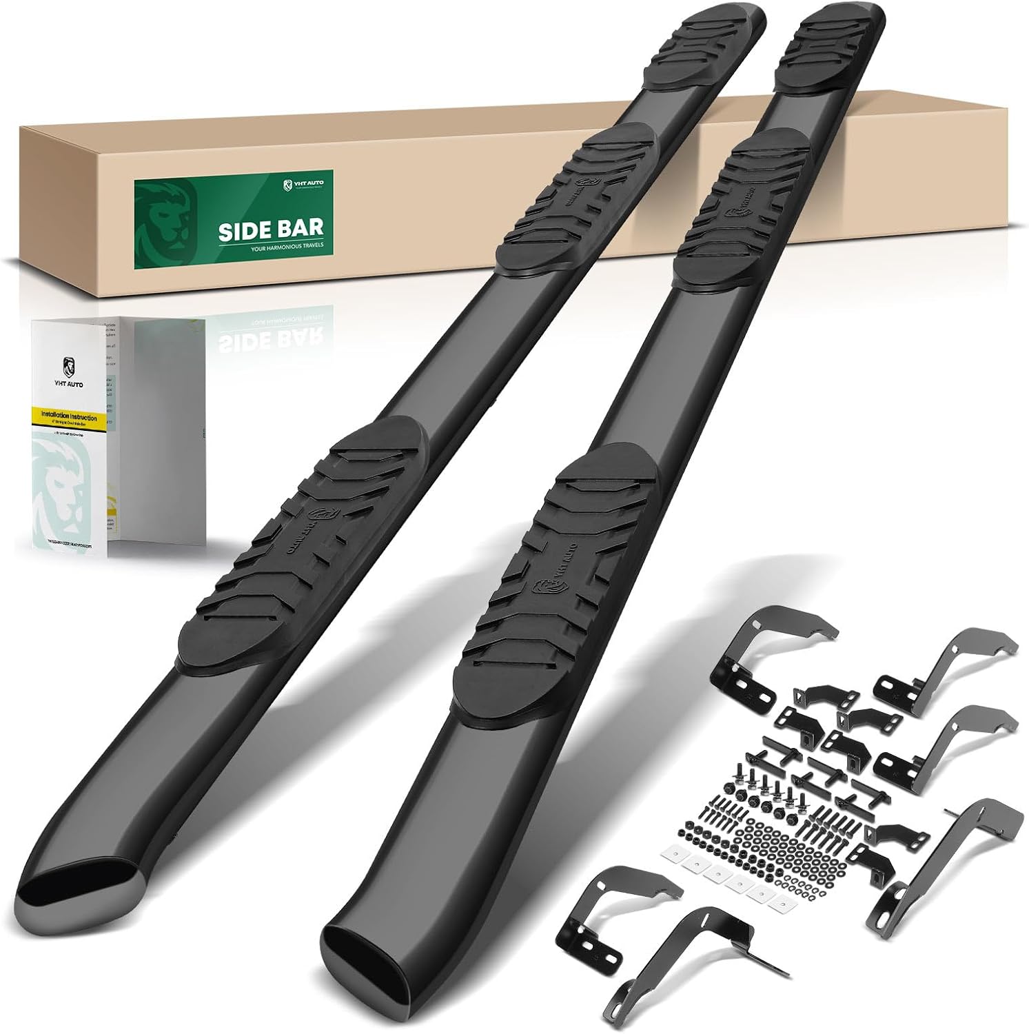 Amazon.com: YHTAUTO 5 Inch Running Boards Fit Dodge Ram 1500 2009-2018 ...