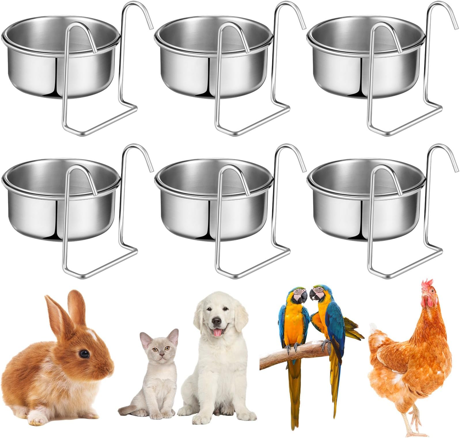Pet Supplies : Ethical Stainless Steel Coop Cup For Dog, 10-Ounce [2 ...