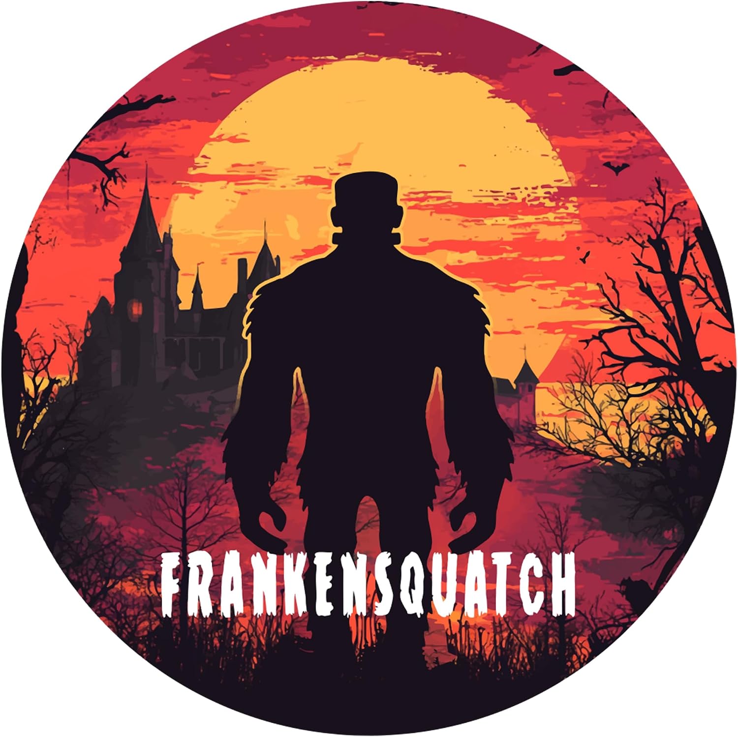Amazon.com - SQUATCH METALWORKS Vinyl Sticker - Sasquatch Decal ...