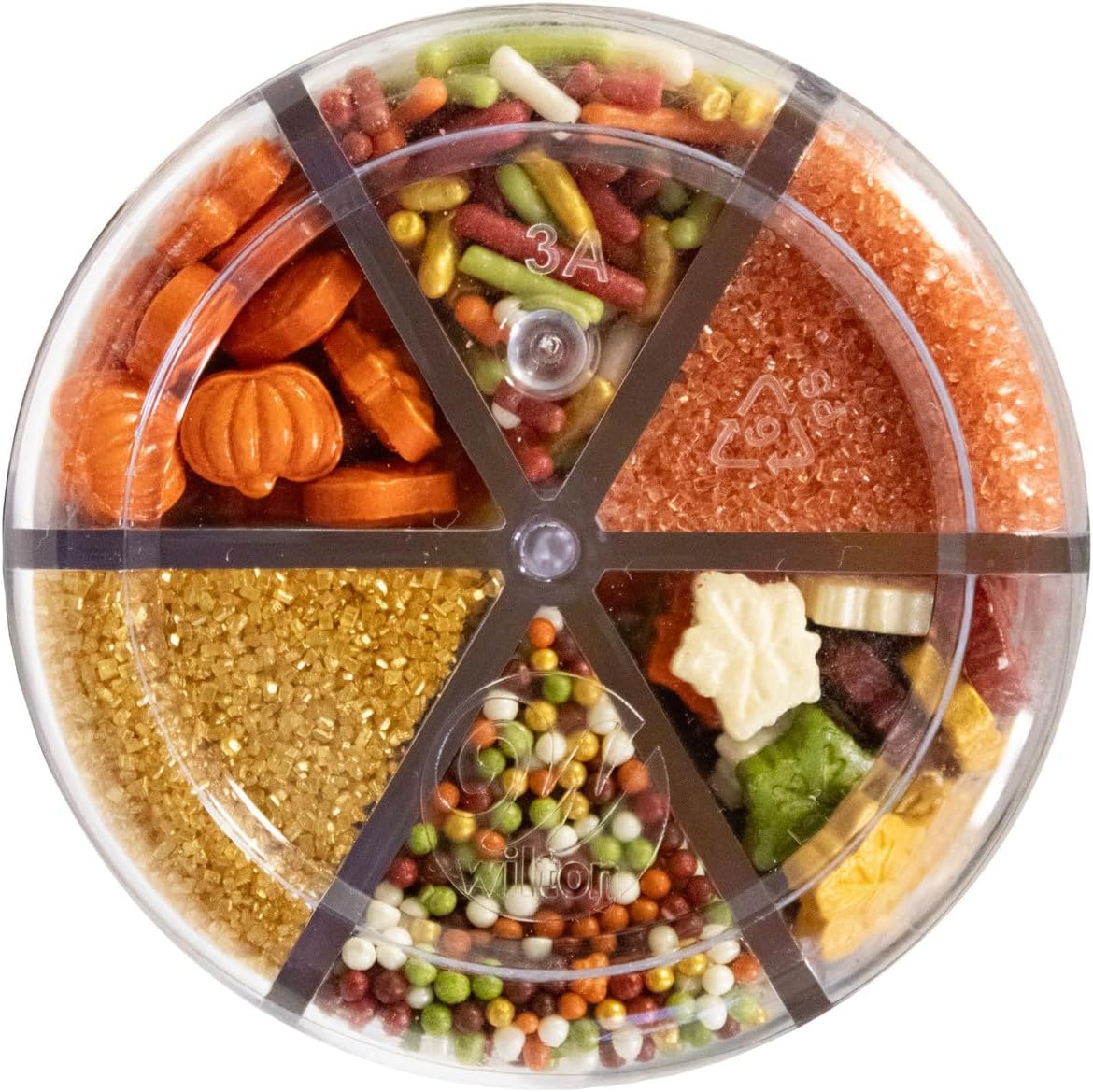 Amazon.com: Wilton Sprinkles Mix Autumn Traditional, 6 Cell - 6.9oz ...