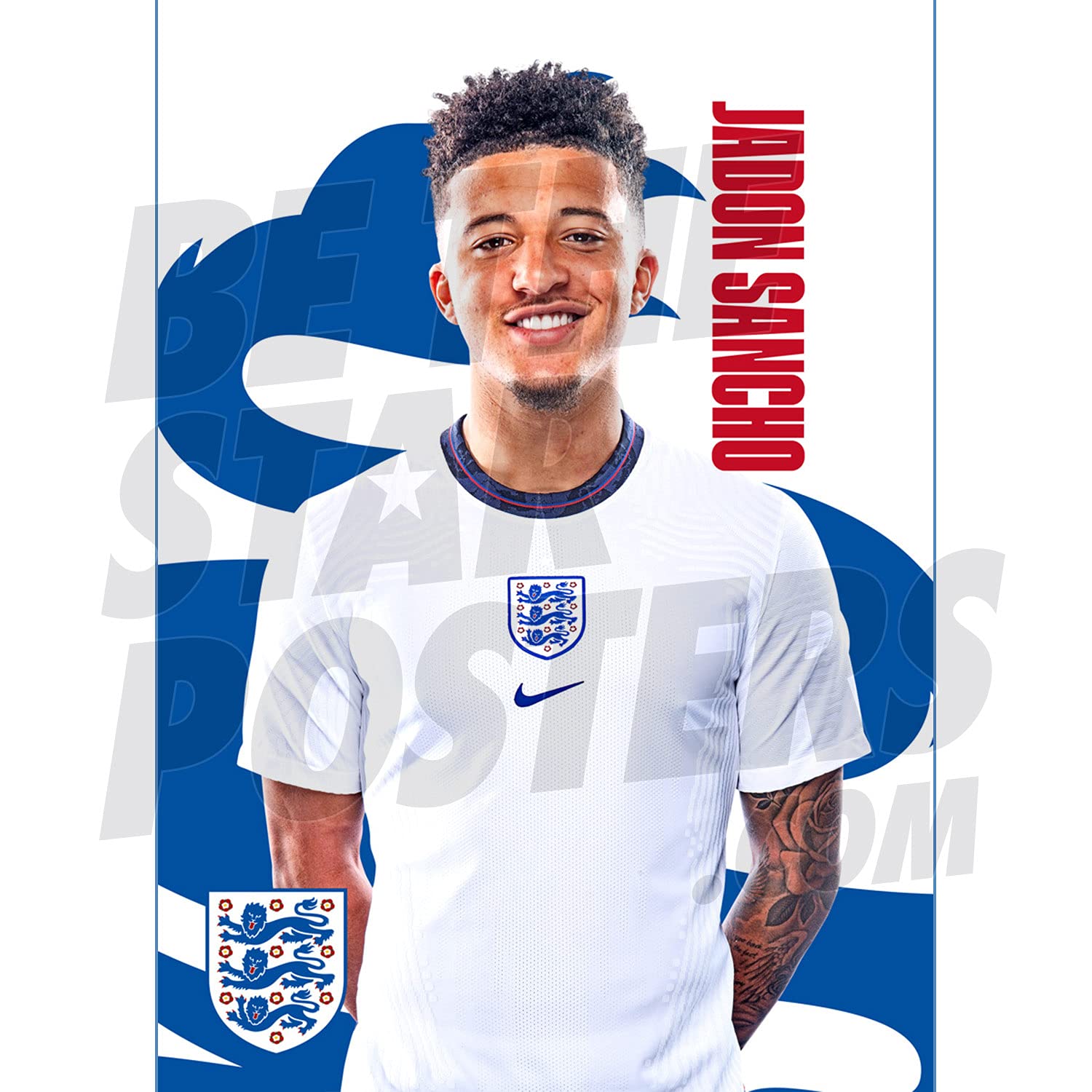 Be The Star Posters England National Team Jadon Sancho 20 | Desertcart ...