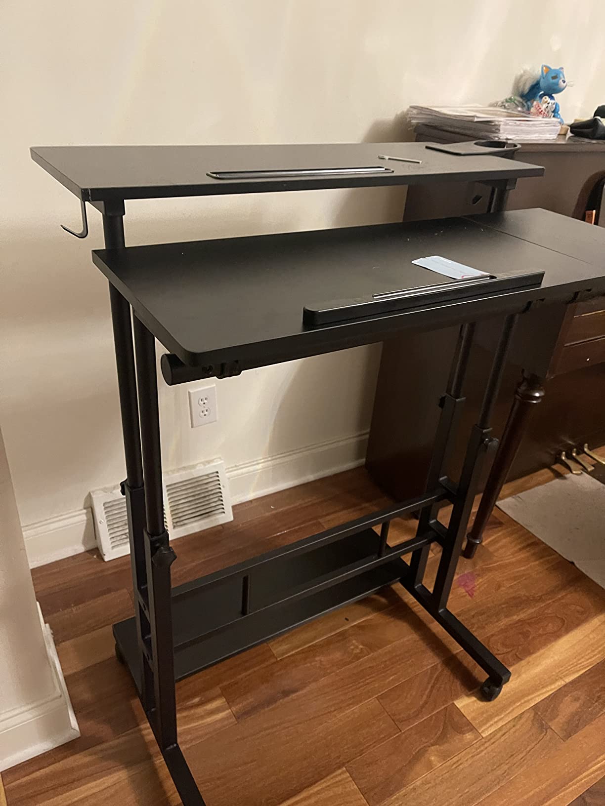 $16/mo - Finance Panta Mobile Standing Desk, Adjustable Rolling ...