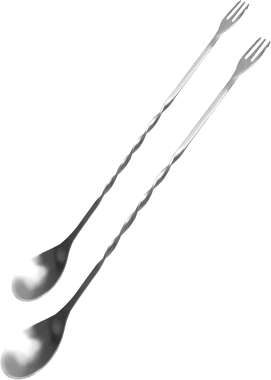 Amazon.com: Bar, Cocktail Spoon with Fork - Gig Tip. Stainless Steel ...