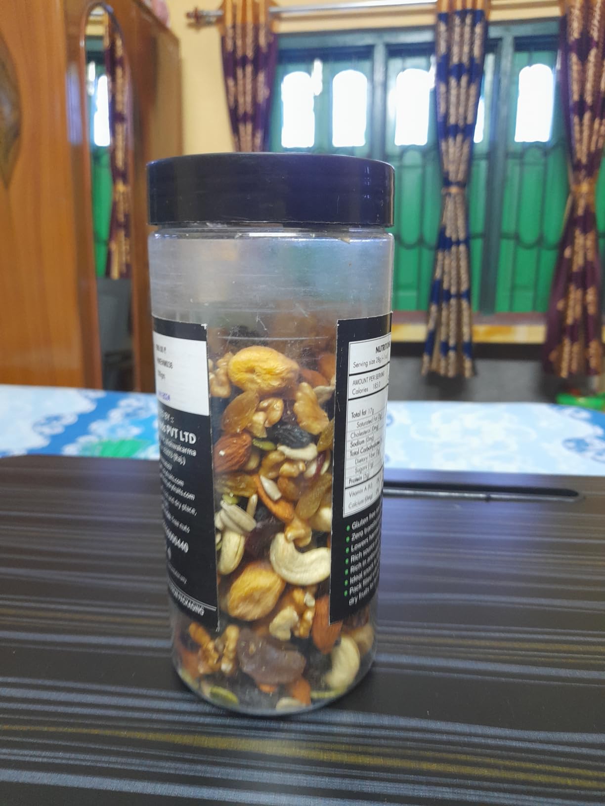 GreenFinity Healthy Nutmix 250g, Dried Almonds, Black Raisins ...
