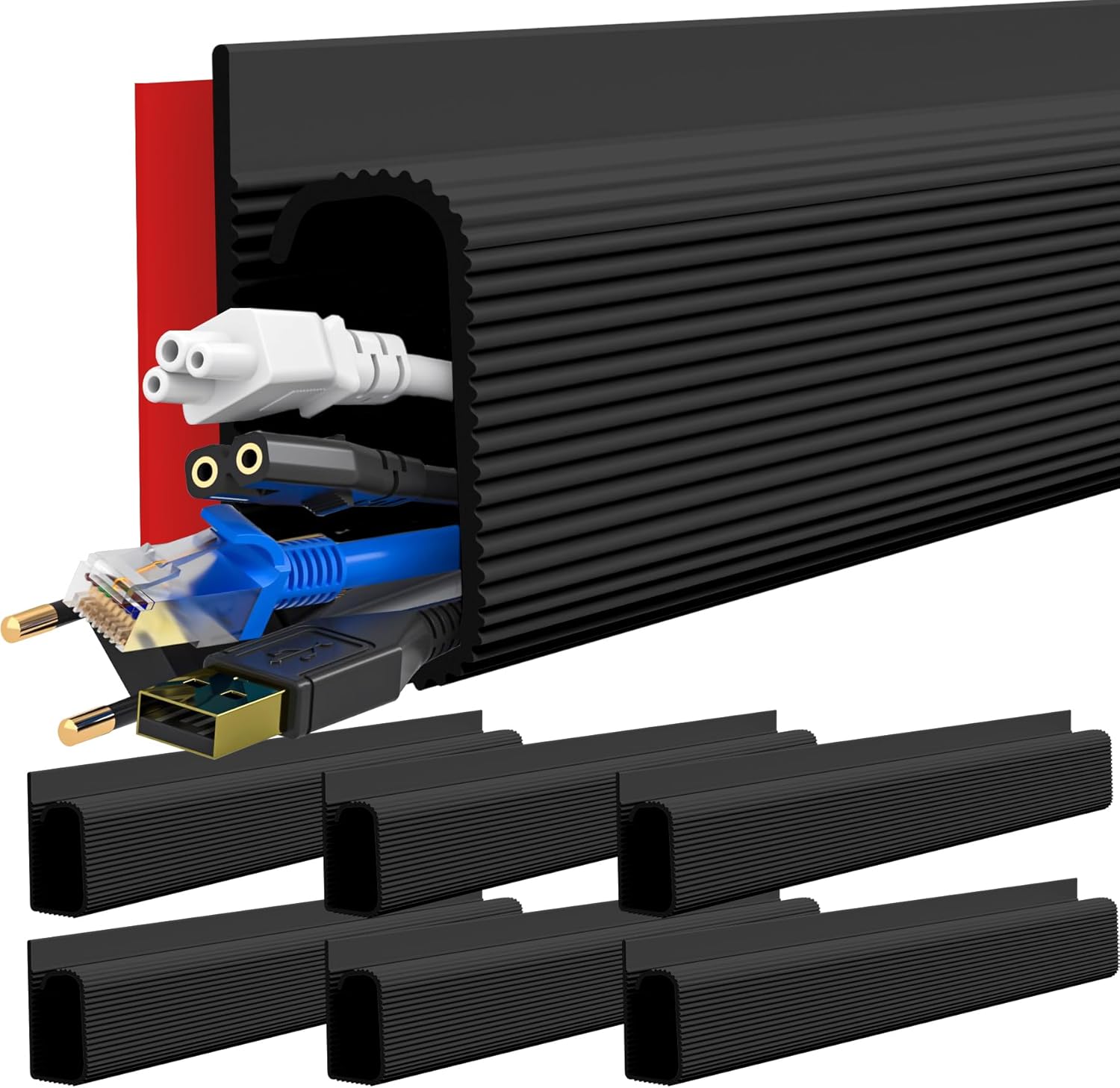 Amazon.com: Under Desk Cable Management - 15.7 in Computer Cable ...