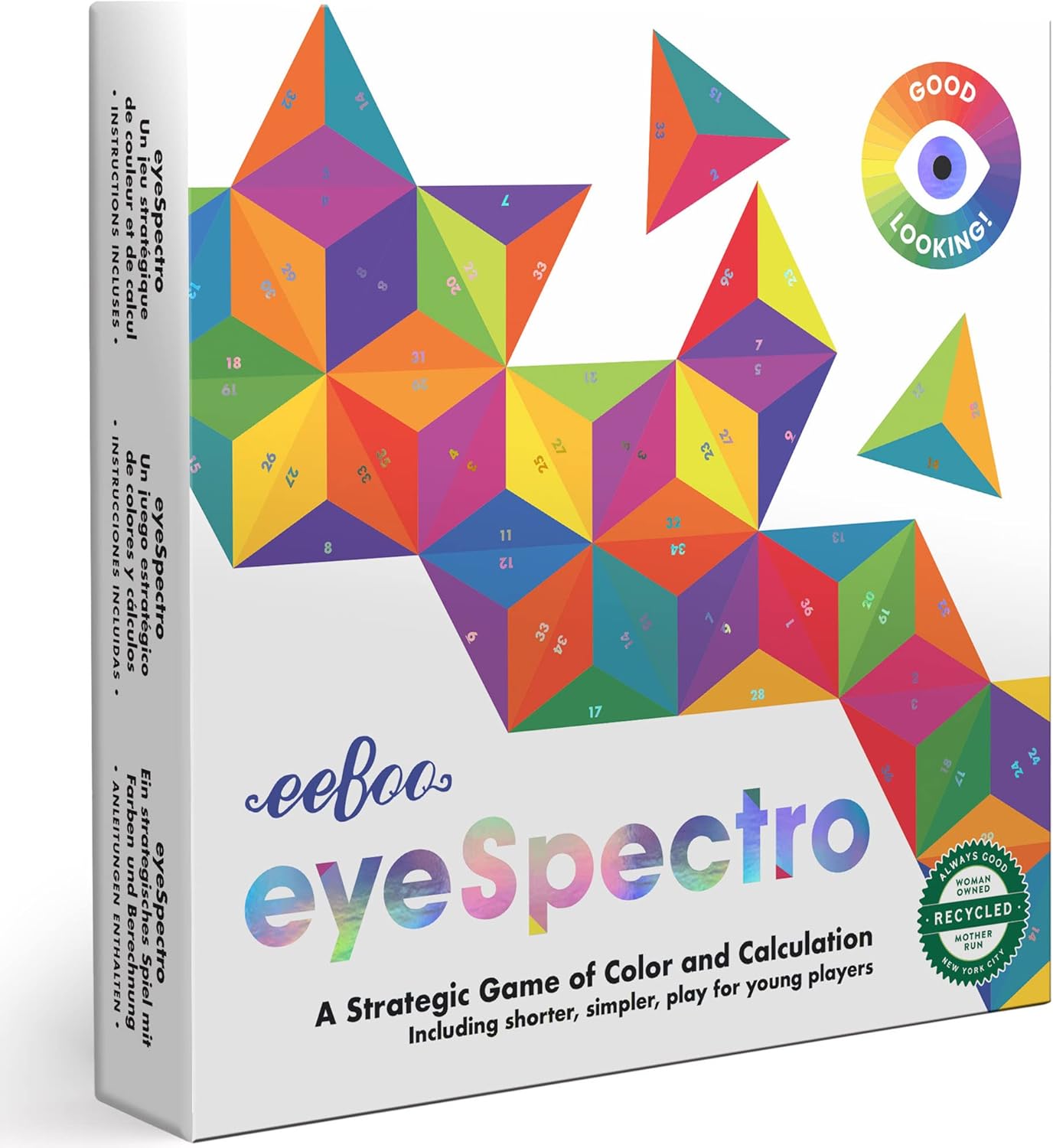 Amazon.com: eeBoo eyeSpectro Strategy Game/Ages 8+ : Toys & Games