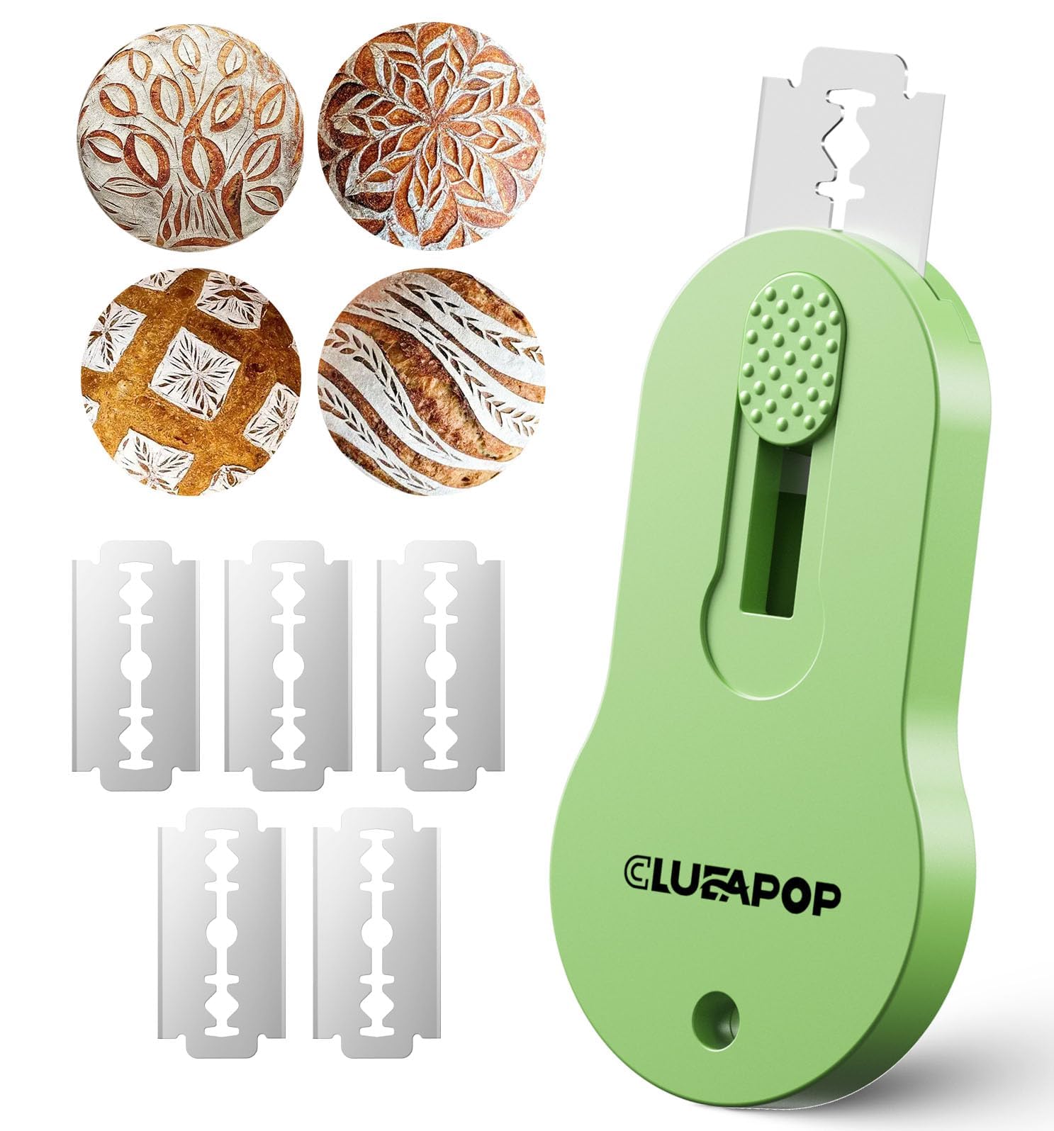 Amazon.com: CLUEAPOP Bread Lame, Sourdough Scoring Tool, Extractable ...