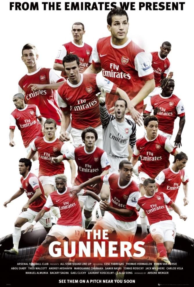 Amazon.com: Arsenal - The Gunners Poster 24 x 36in: Arsenal Soccer ...