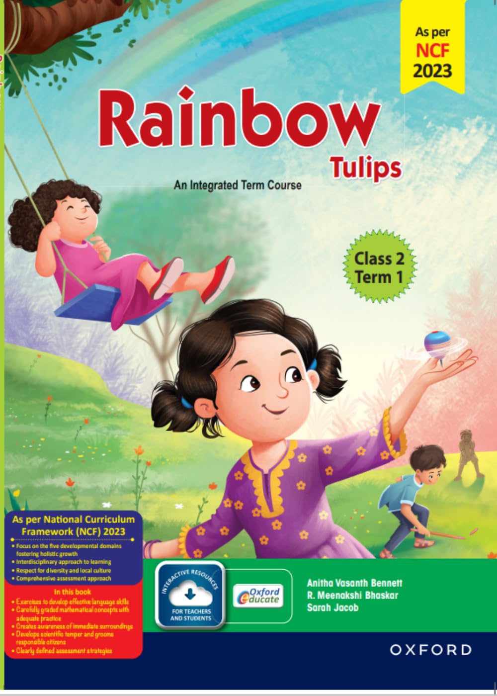 Rainbow Tulips (Term Edition) Class 2 Term 1 NCF 2024 Aligned : ANITHA ...