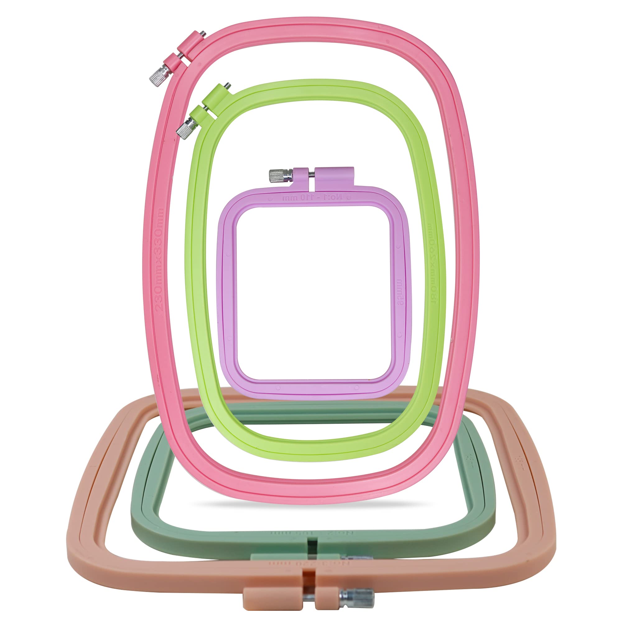 Amazon.com: Square Embroidery Hoops for DIY Crafts, guofa Cross Stitch ...