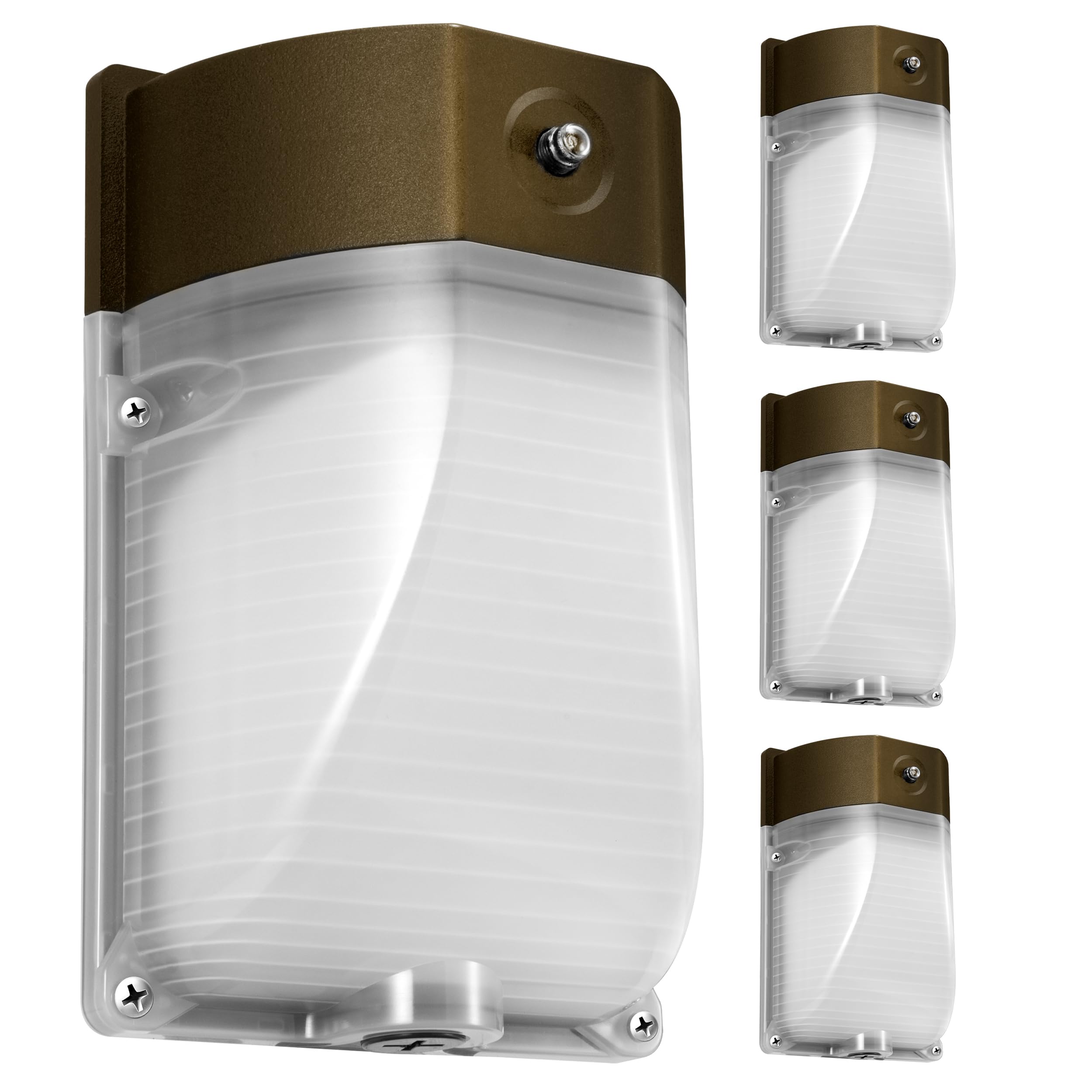 Feit Electric 40W LED Outdoor Wall Pack Lights with Photocell, Dusk to ...