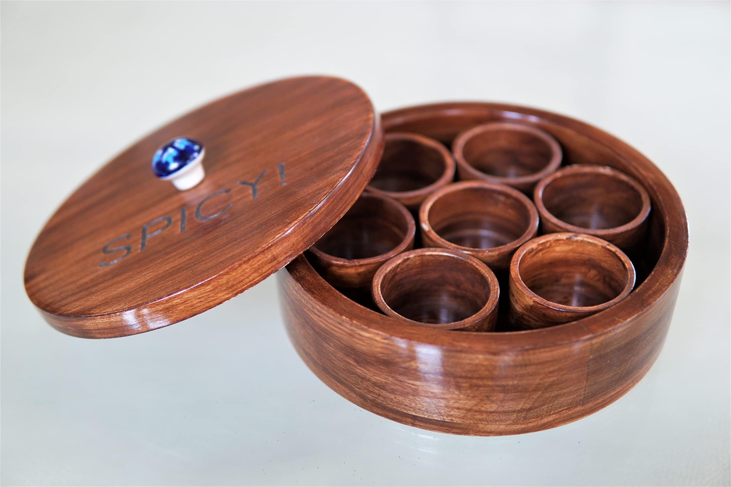 Steel Masala Box With Glass Lid at Julia Bowman blog