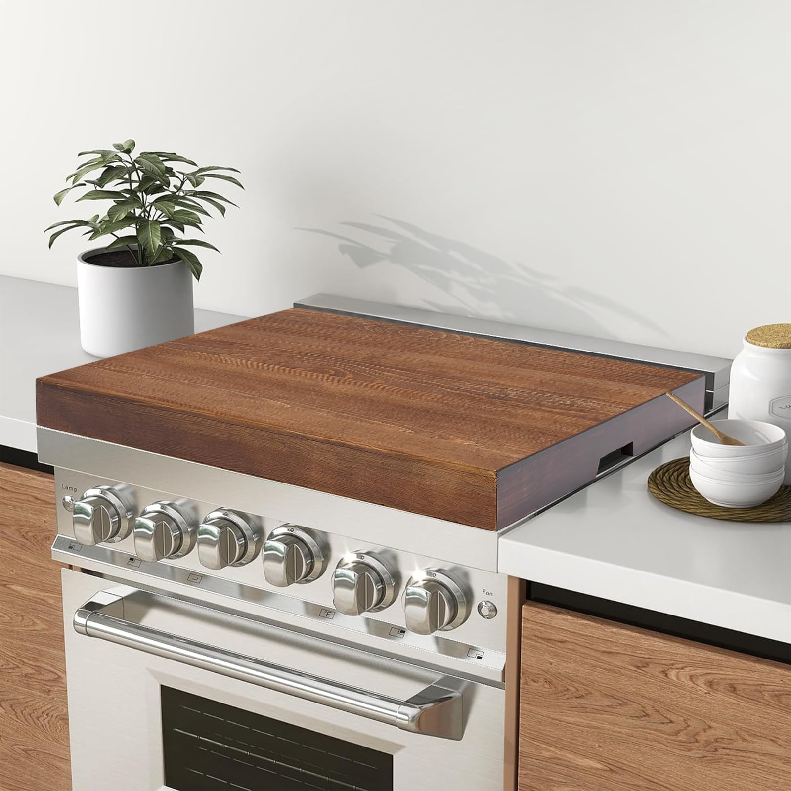 Amazon.com: Noodle Board Stove Cover with Built-in Handles Extra Thick ...