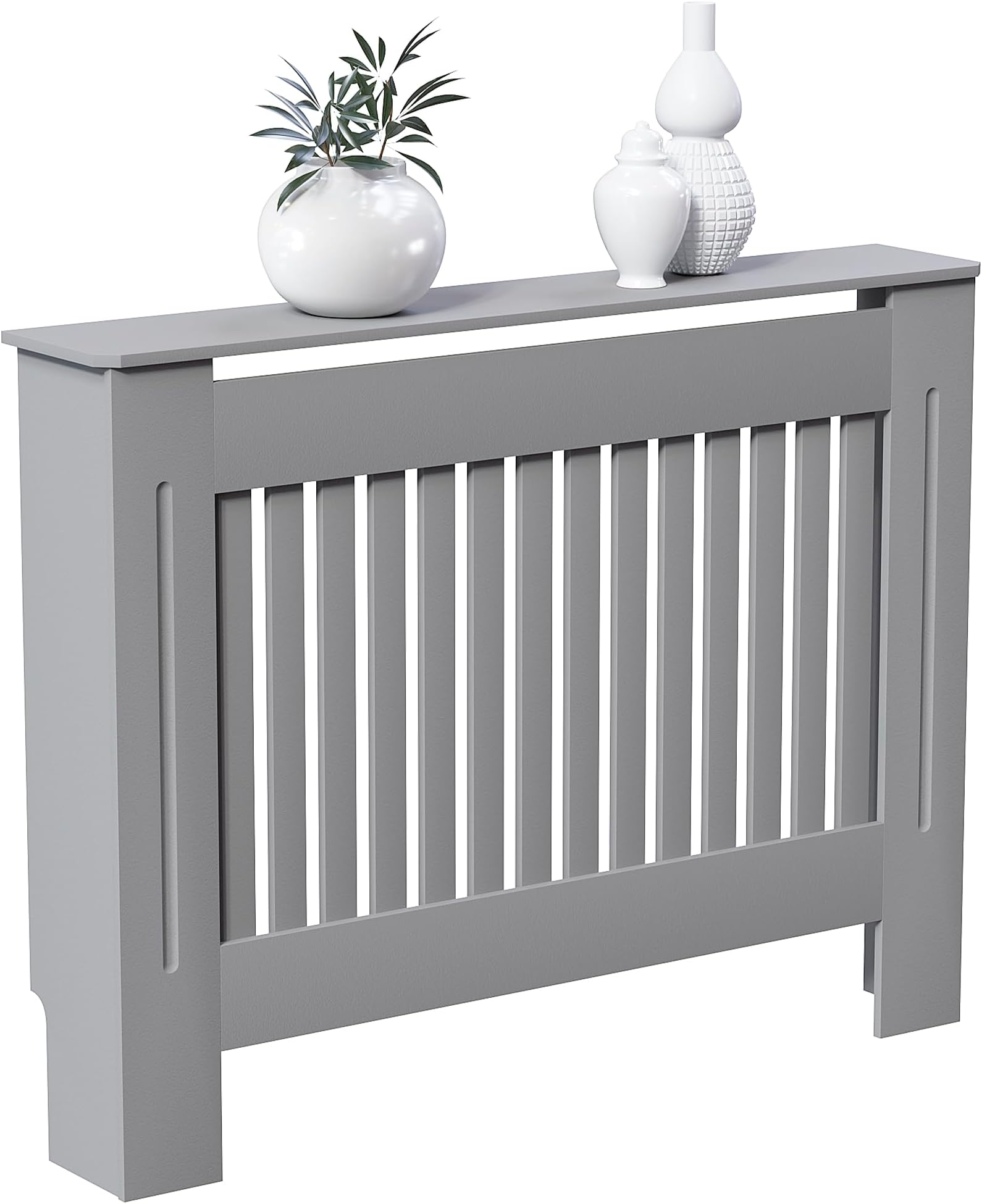 Vida Designs Chelsea Radiator Cover Modern Slatted Grill Slats White ...