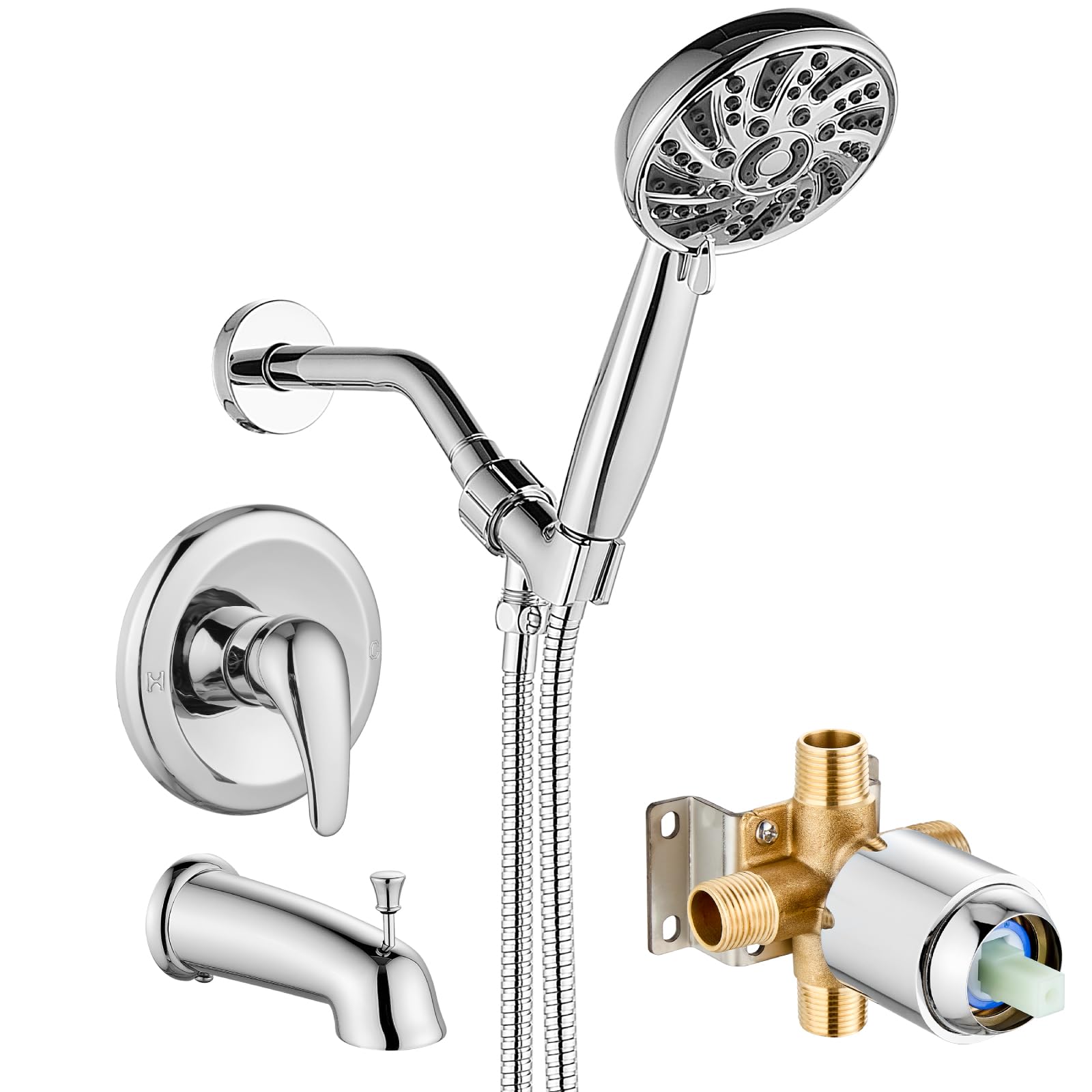 9 Best Tub Shower Faucet | Quiet Diverter, Strong 1.75 GPM Flow