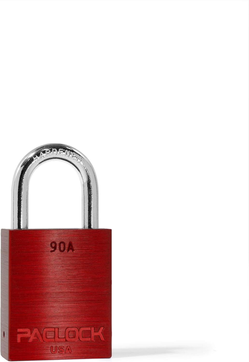 PACLOCK's 90A-Series Padlock, 1-3/16" Tall Hardened Steel Shackle, High ...