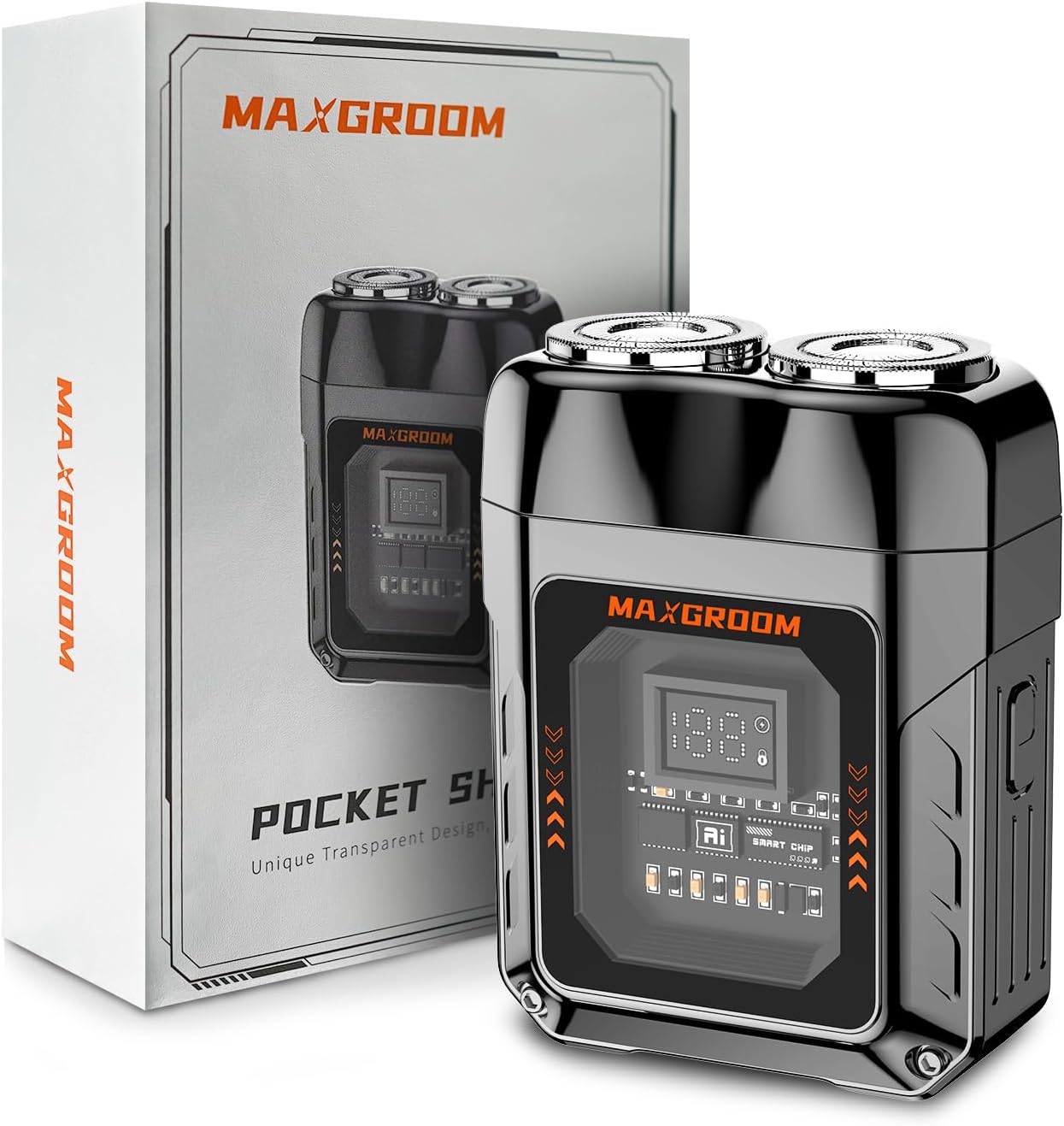 Amazon.com: Electric Shaver Razor Built in Mirror with Dual Motor ...