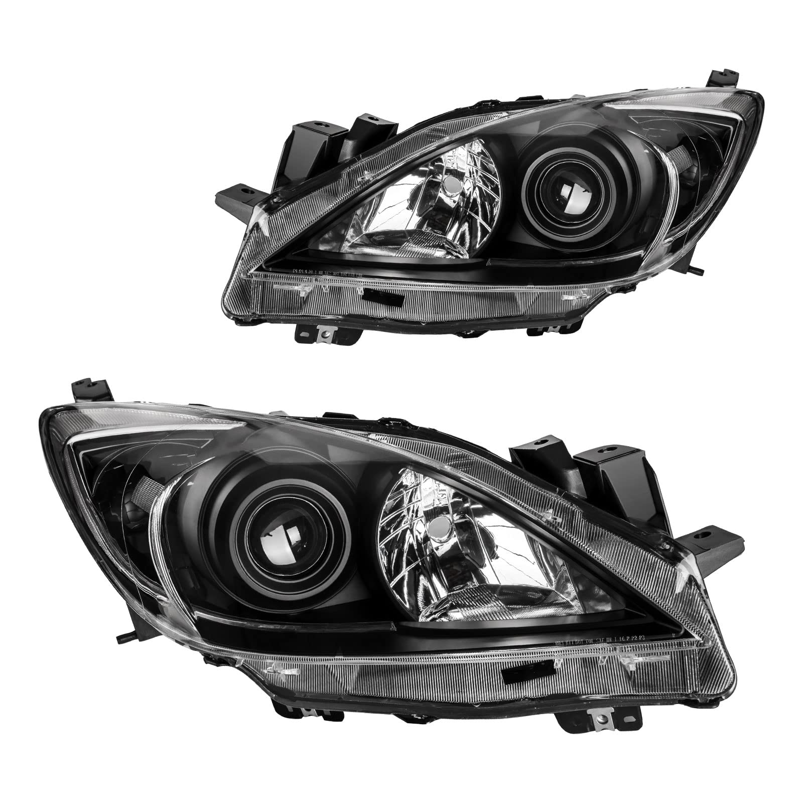 KAX Lights Assembly for 2010-2013 Mazda 3 For 2010-2013 Mazda 3 Sport ...