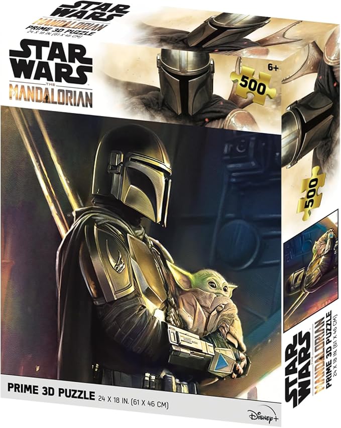 Amazon.com: The Mandalorian Star Wars 3D Jigsaw Puzzle 32639 500pc ...