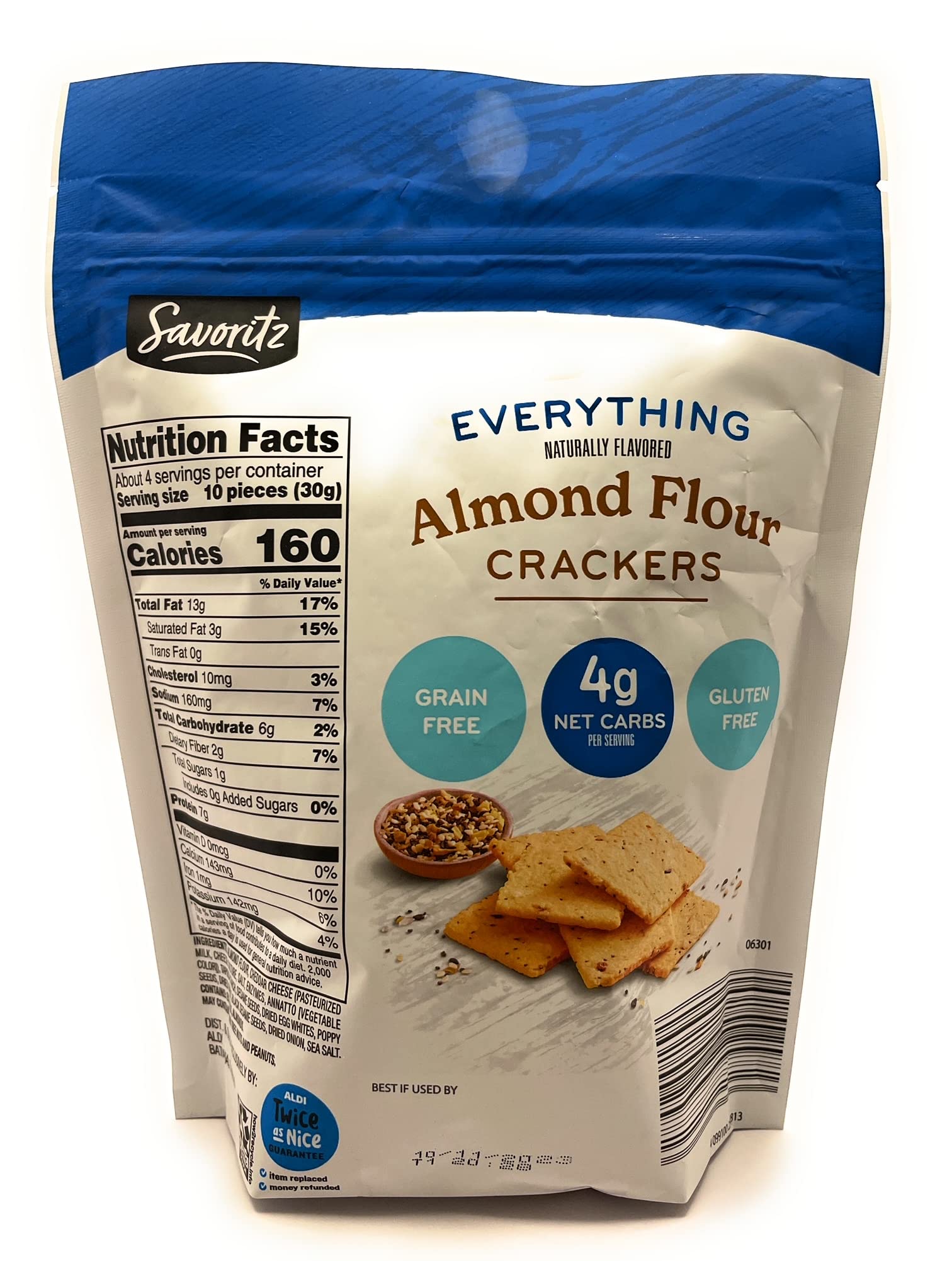 Savoritz Pita Crackers Sea Salt