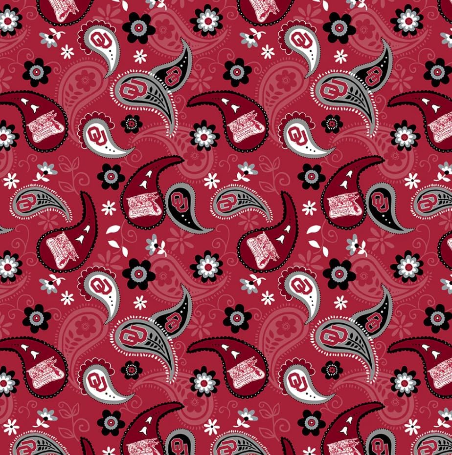 Amazon.com: University of Oklahoma Sooners Fabric – Officially Licensed ...