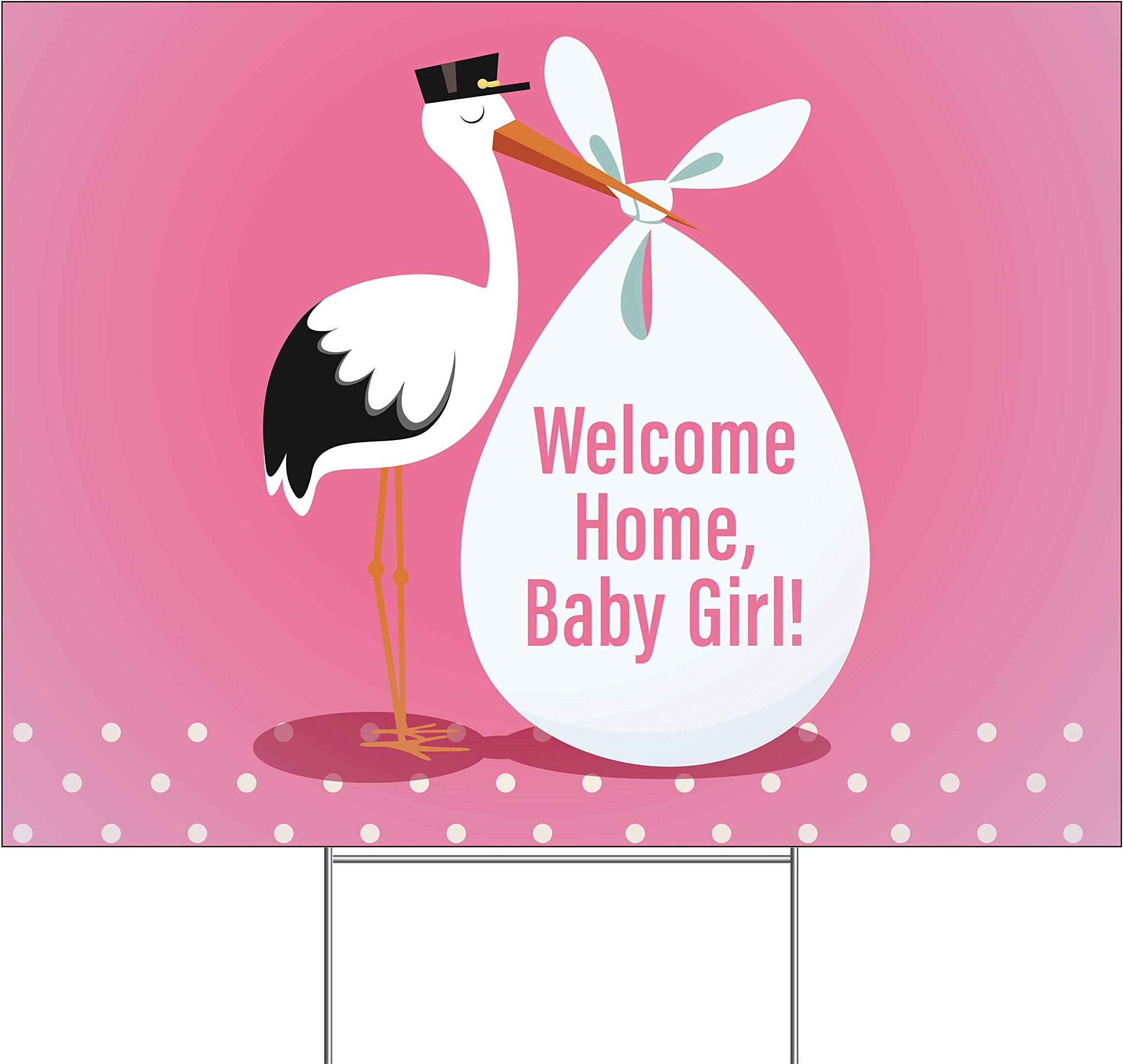 Amazon.com : Imagine Signs | Welcome Home Baby Boy | Welcome Baby Yard ...
