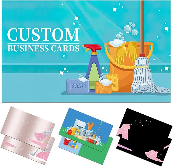 Amazon.com : Custom Business Cards Customize with Logo Personalized ...