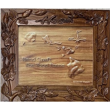 Amazon.com - Koa Wood Handcrafted Picture Frame, HAWAII Design
