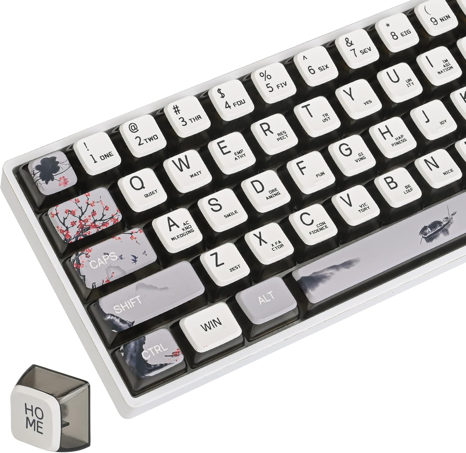 Amazon.com: Taeeiancd Pudding Keycaps, 118 Keycap Set keycaps 60 ...