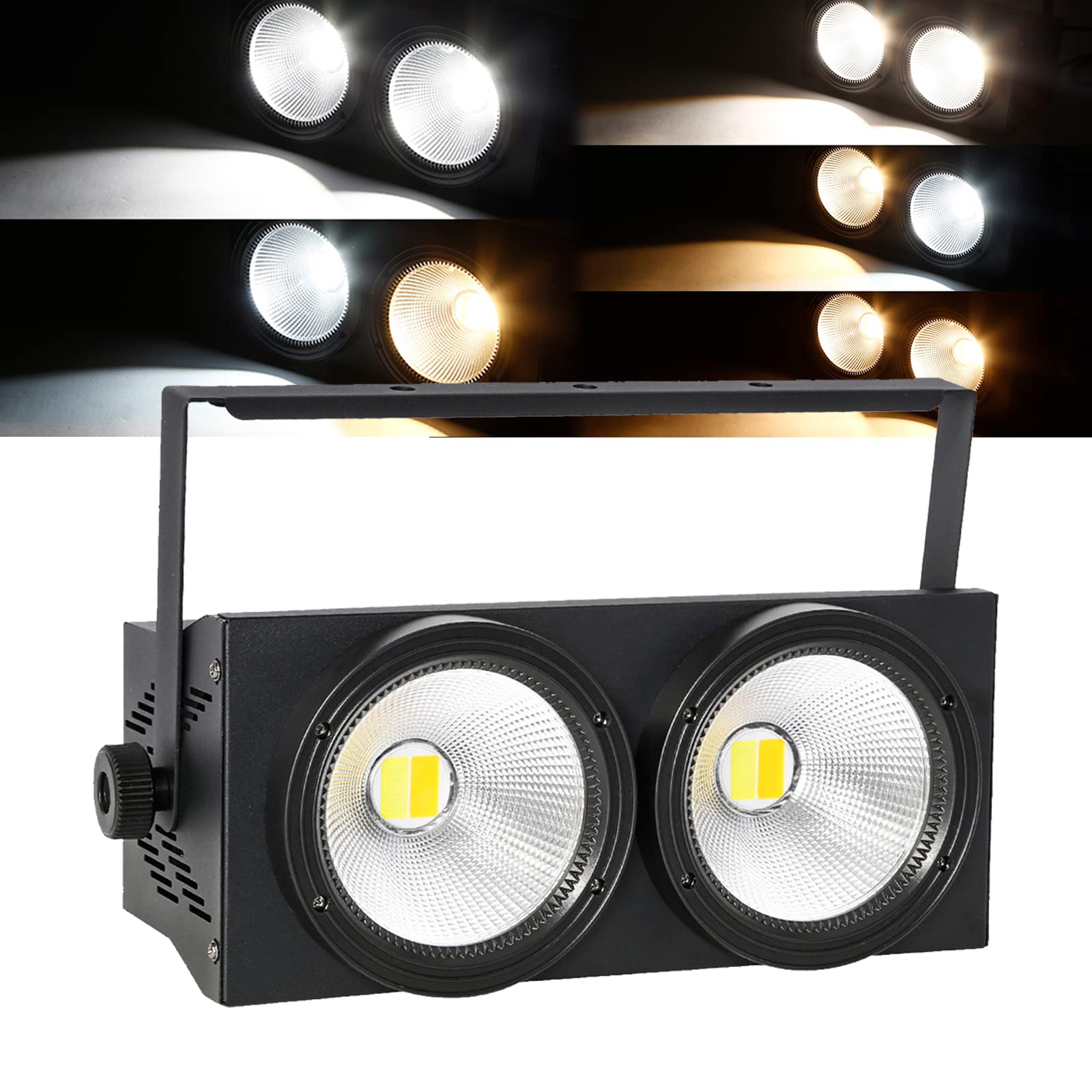 Amazon.com: TCFUNDY 200W 2-Head COB Par Lights LED Blinder Stage ...
